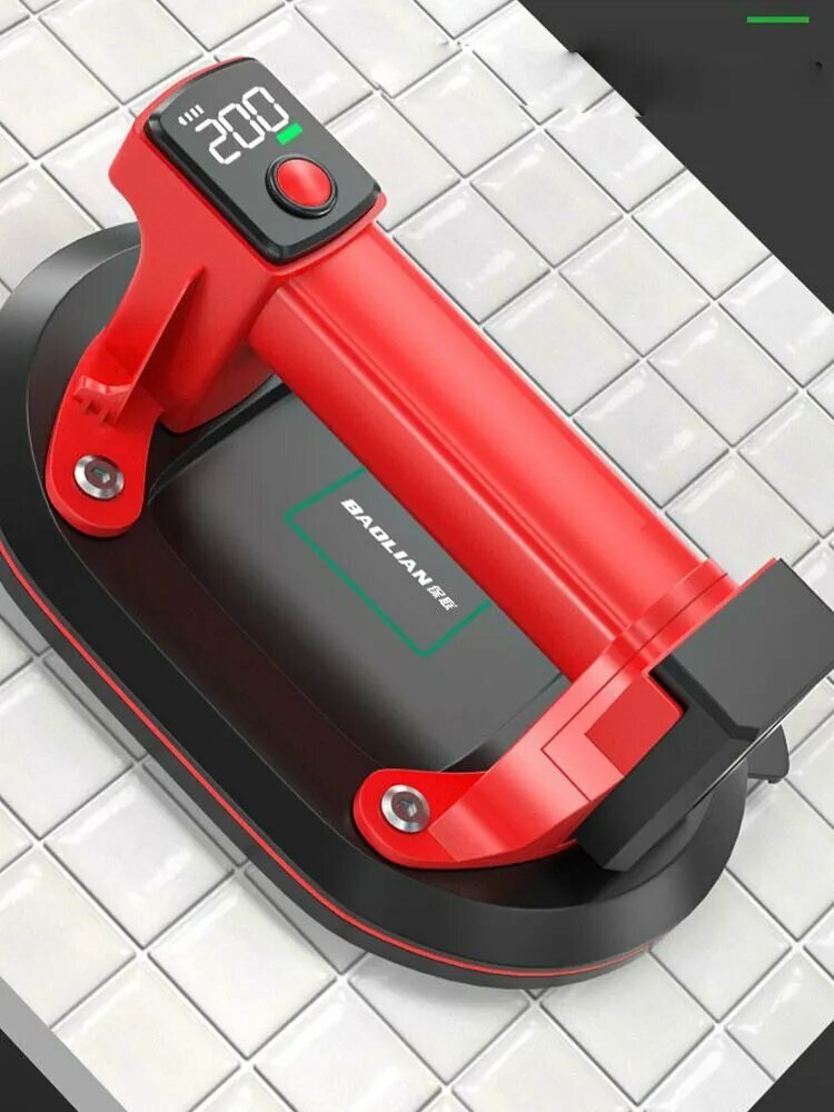 Присоска электрическая Black, с автоподкачкой, для рельефной плитки