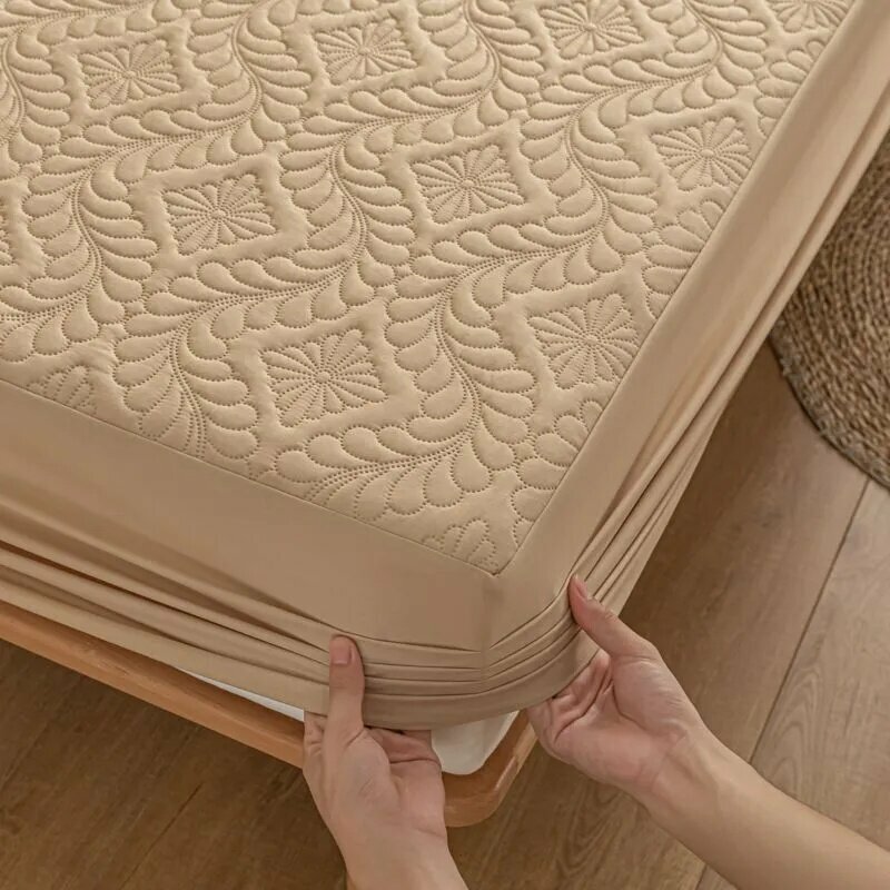 KISS NEST Наматрасник 200x220х28см хаки