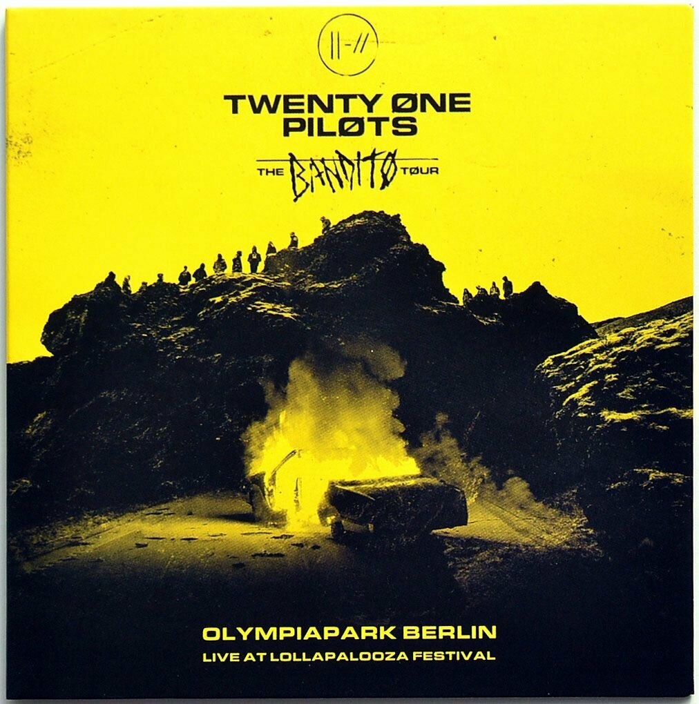TWENTY ONE PILOTS - LIVE IN BERLIN Germany 2019 Lollapalooza Festival The Bandito Tour CD (компакт диск, Cardsleeve, концерт)