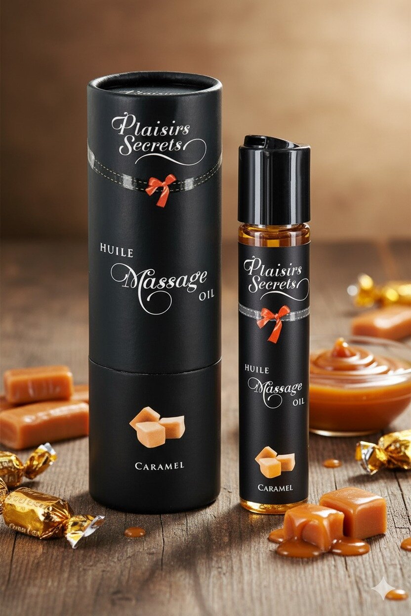 Массажное масло Concorde Huile de massage Gourmande, с ароматом карамели, 59мл