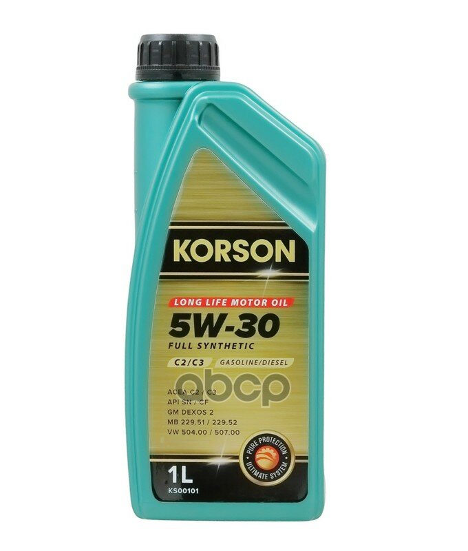 Korson 5W-30 FULL SYNTHETIC С2/C3 1л (синт. мотор. масло.)
