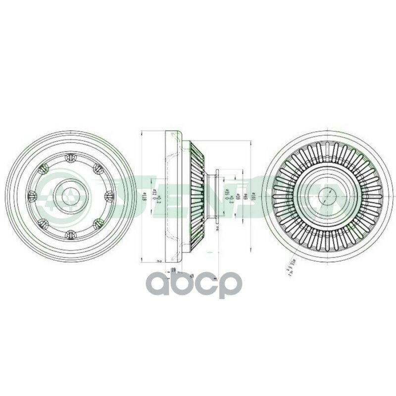 Опора_амортизатора передняя OPEL Astra H, Zafira B 04- Sensen арт. M61151