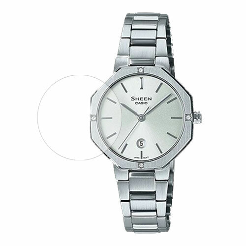 Скрин Мобайл защитный экран для часов Casio SHE-4543D-7A из гидрогелевая плёнка прозрачная
