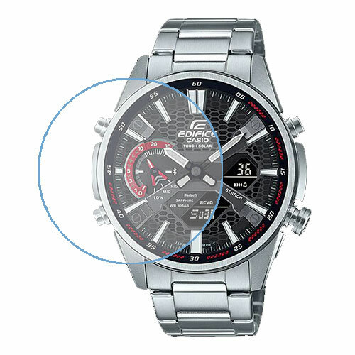 Скрин Мобайл защитный экран для часов Casio ECB-S100D-1A из нано стекло 9H