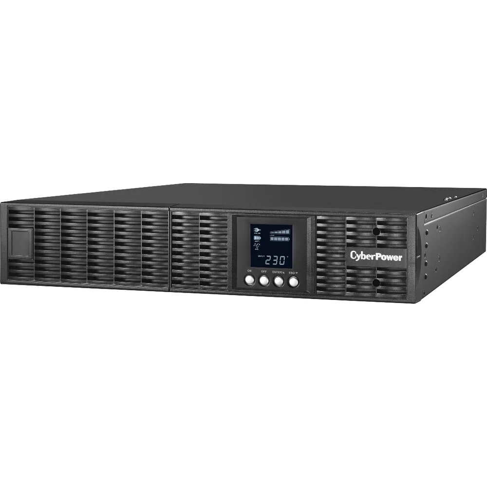 Источник бесперебойного питания CYBERPOWER Online 2000VA/1800W USB/RS-232/EPO/SNMPslot/RJ11/45/ВБМ 8 IEC С13 OLS2000E