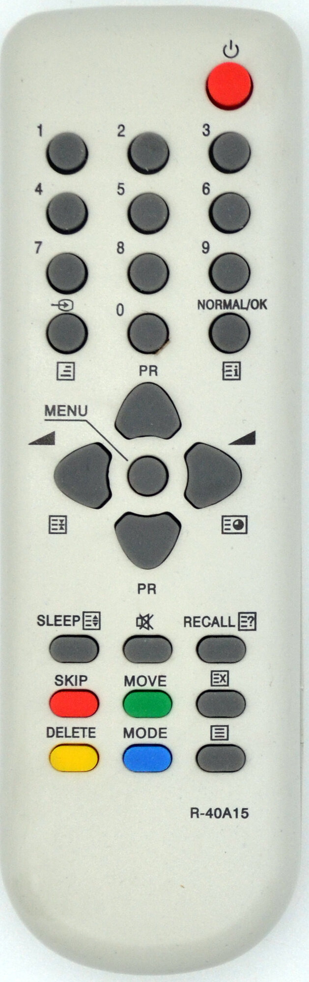 Пульт дистанционного управления для телевизоров Daewoo R40-A15, R40A09, 20U2T, KR14D7T, KR14V6TBL