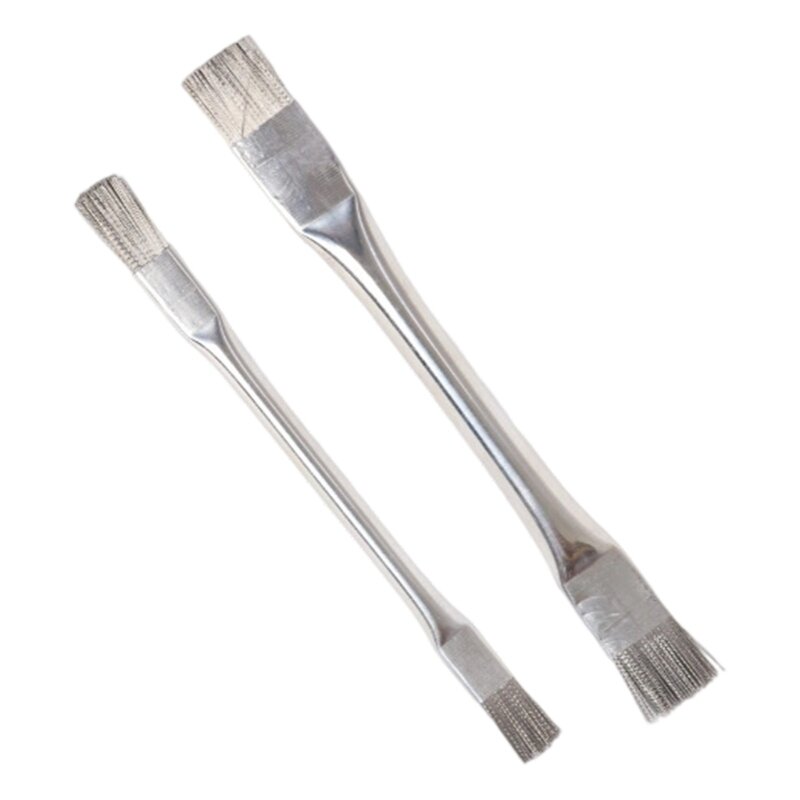 Комплект из 2 Практичных Стальных Проволочных Щеток Для Затирки Зазоров Между плиткой И Полом С Прочным, Устойчивым К Ржавлению Дизайнерским Чистящим Средством