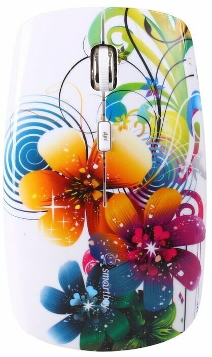 Мышь беспроводная SmartBuy 327AG принт Цветы