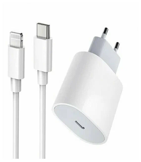 Сетевое зарядное устройство Совместим с айфон 20W + кабель в комплекте ...