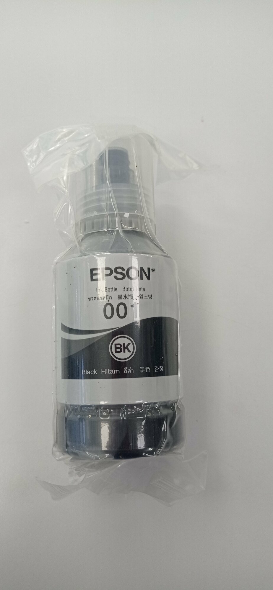 Оригинальные чернила EPSON 001 блистер, для L4260, L6270, L6290, C13T03Y100, цвет - черный, 127 мл