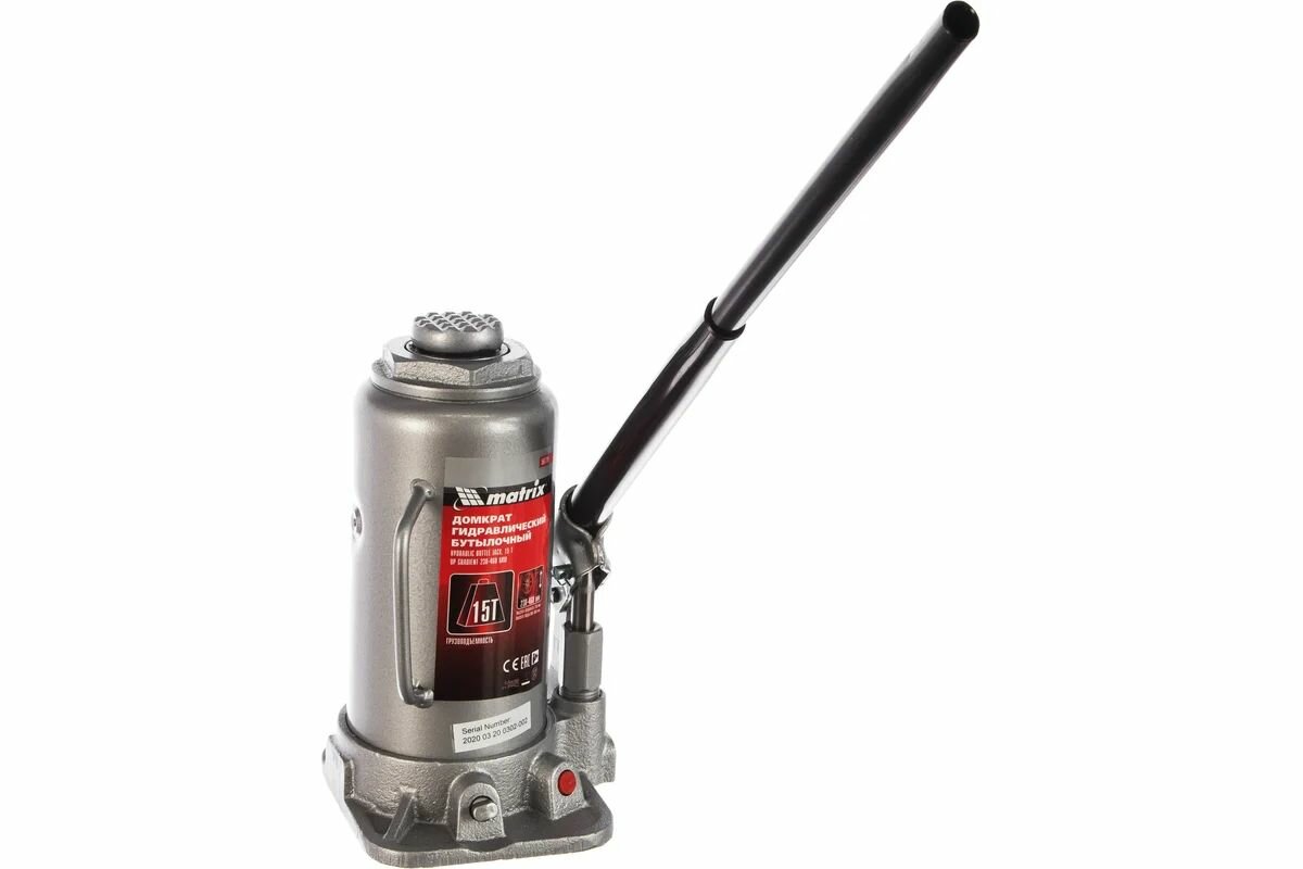 Гидравлический бутылочный домкрат MATRIX MASTER 50729