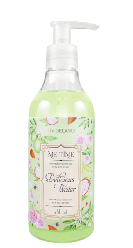 Гель для душа Liv Delano Delicious Water ME TIME, парфюмированный, 250 мл