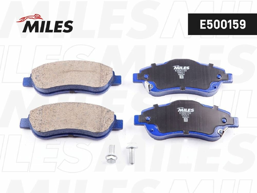 Колодки тормозные дисковые передние Miles/Милес "Керамика, Ceramica" E500159 HONDA CR-V III 07/Хонда