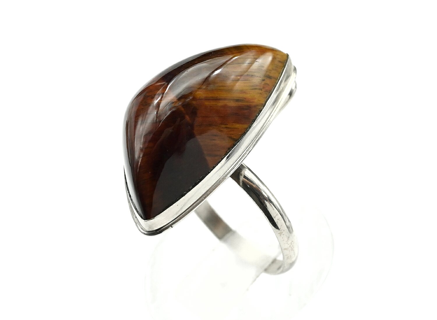 Кольцо, тигровый глаз