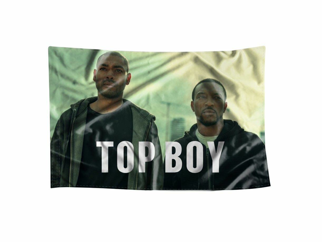 Флаг Mewni-Shop большой "Главарь, Top Boy" - 0003