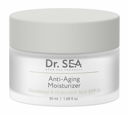 Dr.Sea Glycotensyl Hyaluronic Acid Anti-Aging Moisturizer SPF 15 Антивозрастной увлажняющий крем для лица с комплексом Glycotensyl 50мл
