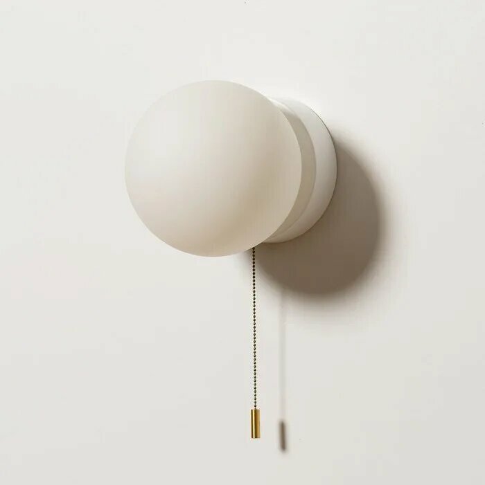 Настенный светодиодный светильник ksdligh milky white Warm White 3000K, белый