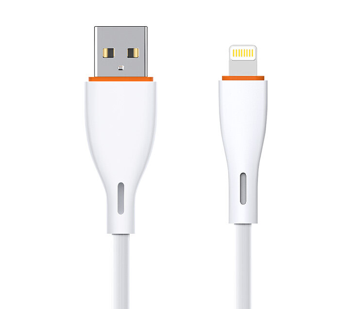 Кабель EOFE AL21 USB-A / Lightning, 2.4А, ПВХ, 1 метр, белый