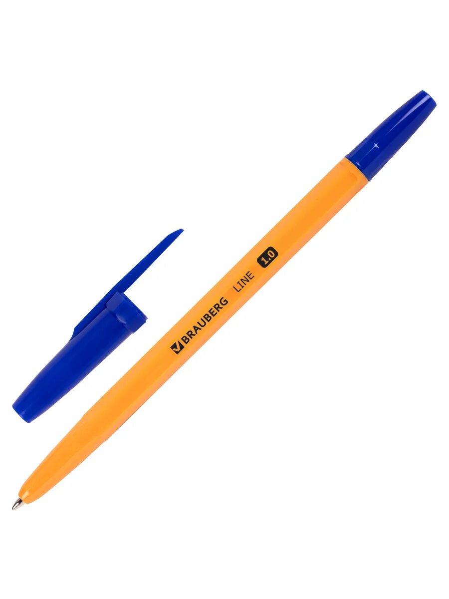 Ручка шариковая Orange Line синяя 15 шт. 0,5 мм