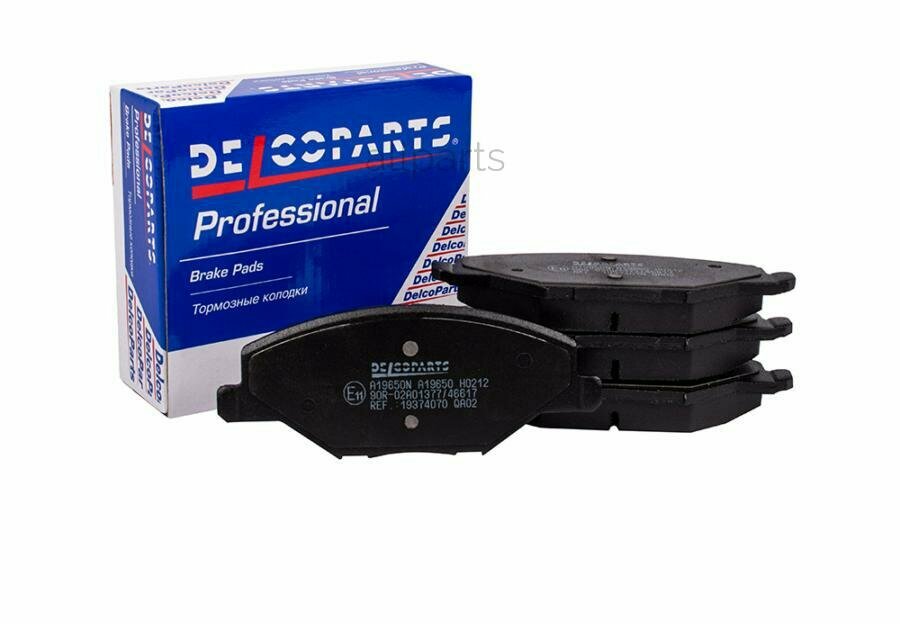 DELCOPARTS 19374070 Колодки тормозные передние VW POLO