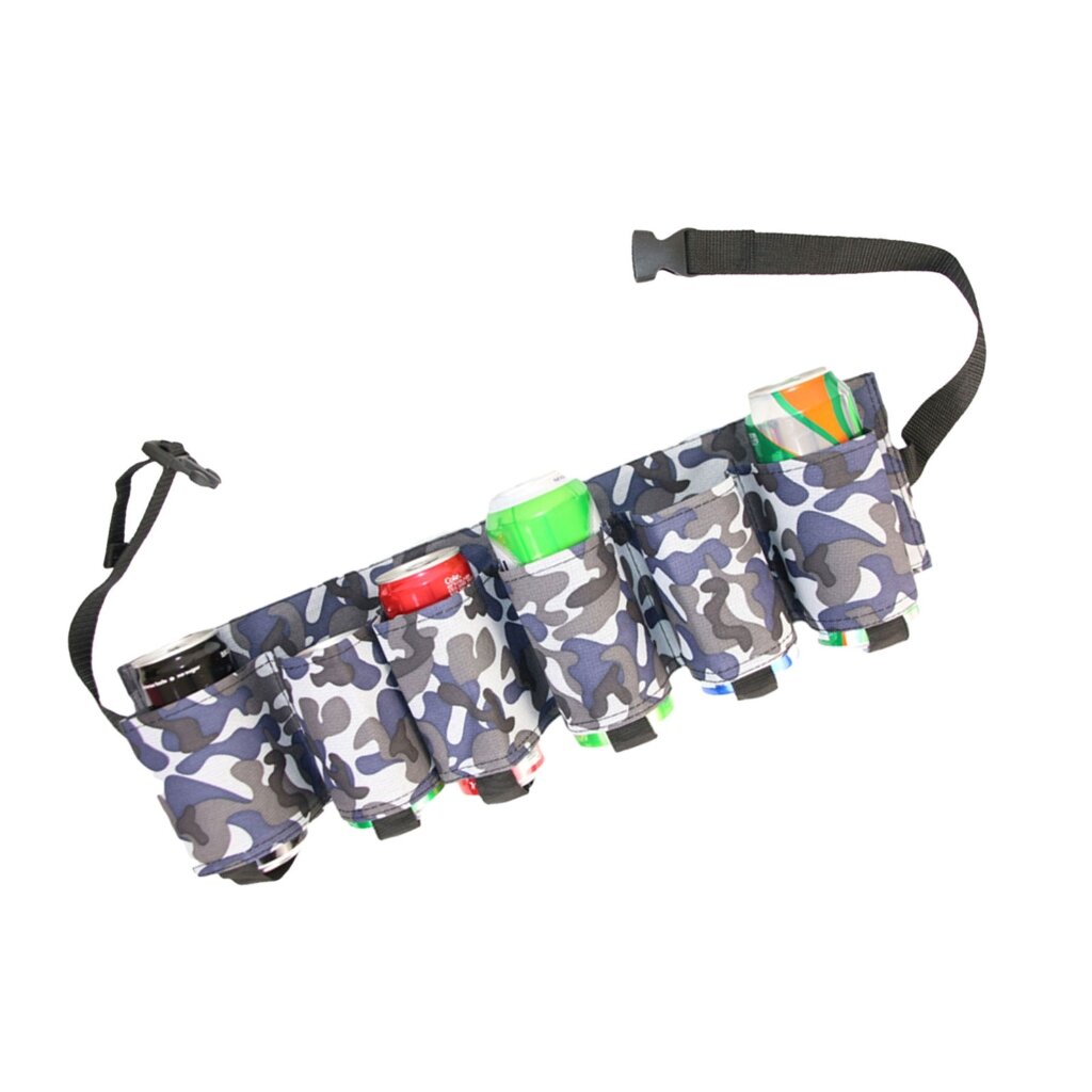 Походной посуды, Поясная сумка для напитков и пива - серый камуфляж