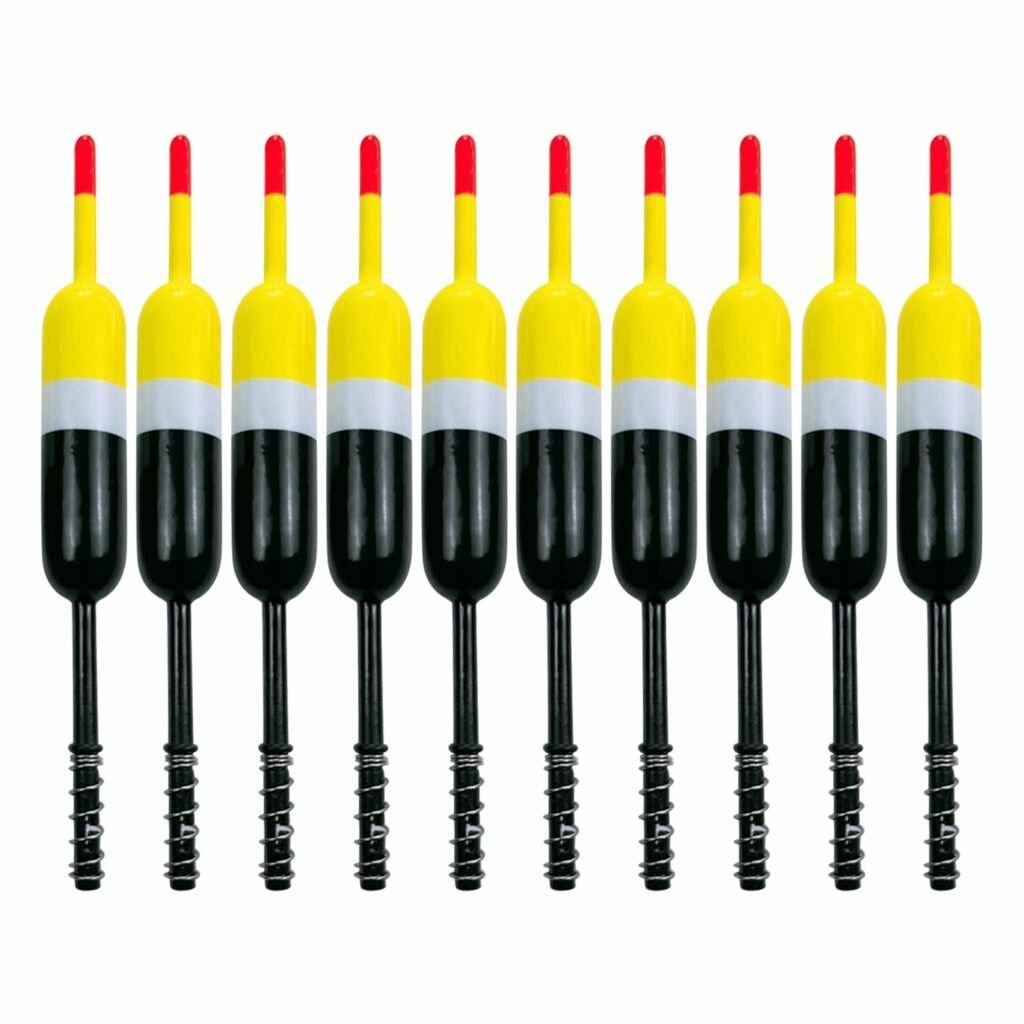 10 шт. вертикальные поплавковые бальзамы, деревянные поплавки для рыбы, индикатор ударов