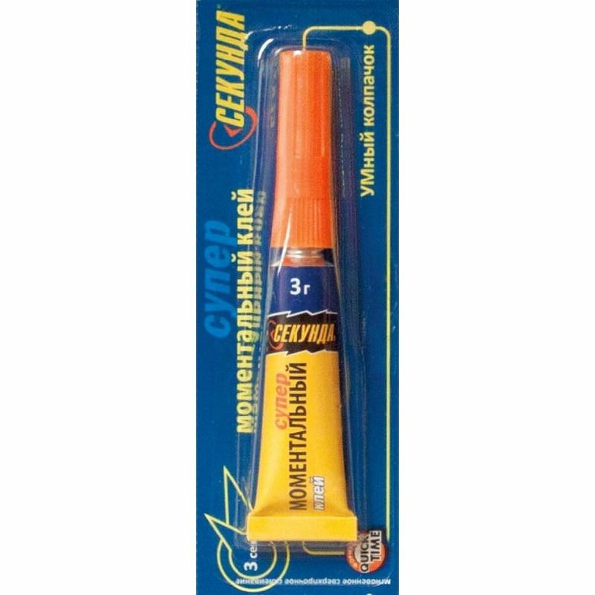 Клей универсальный Aviora Секунда, моментальный, 3г, на ленте (403-107), 288шт.
