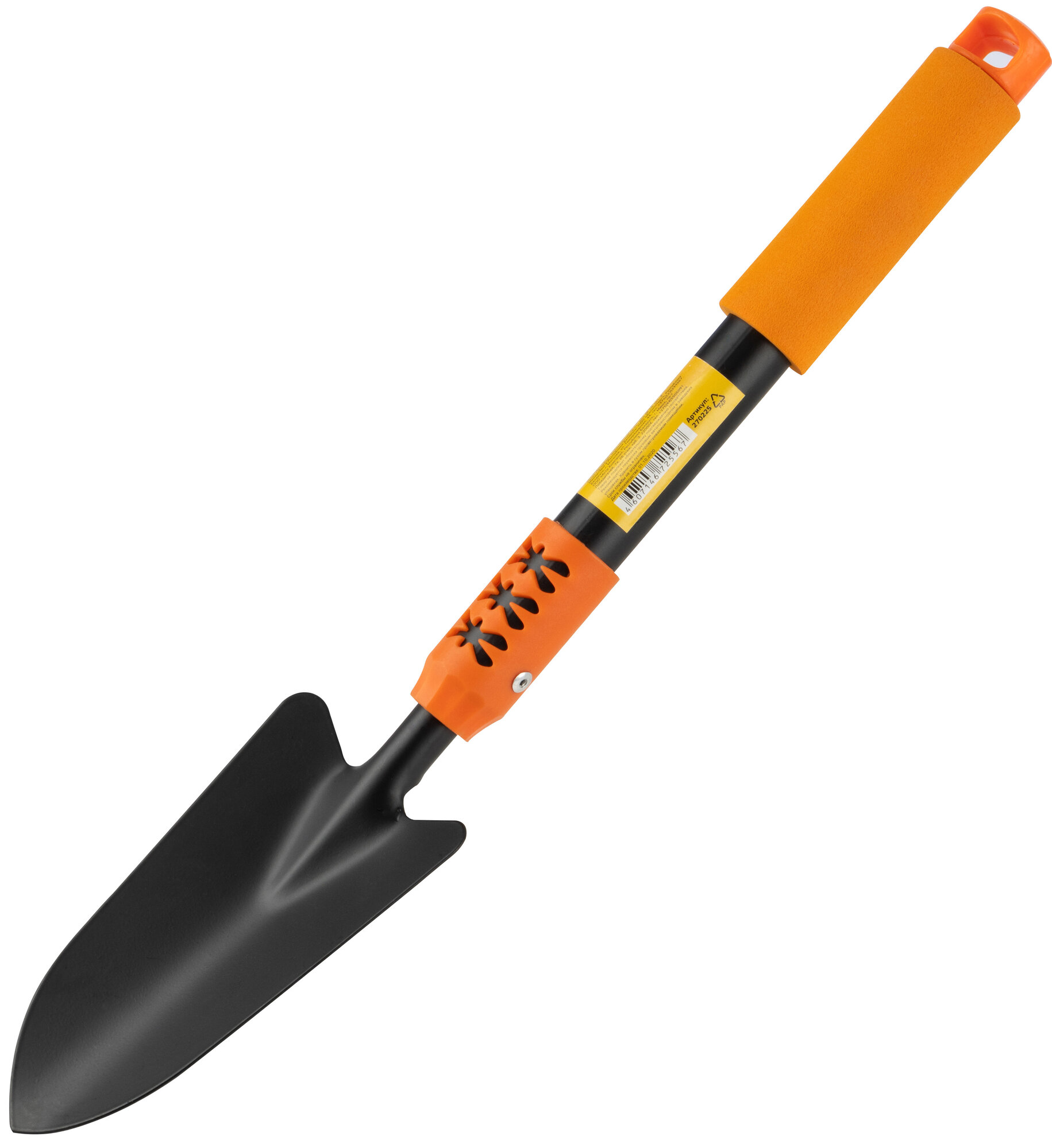 Совок посадочный стальной с поролоновой ручкой PARK HG3550-A, длина: 43 см