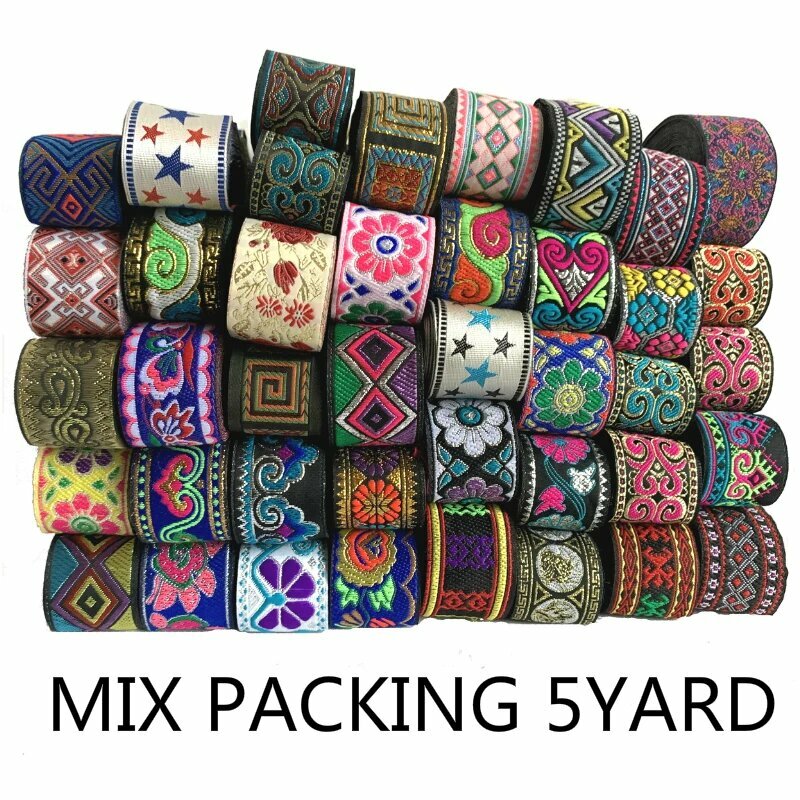 Кружевная лента MIX PACKING 5YARD, бирюзовый