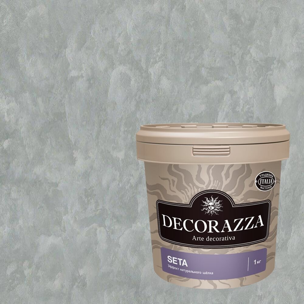 Декоративная штукатурка с эффектом натурального шелка Decorazza Seta (1кг) ST 11-130