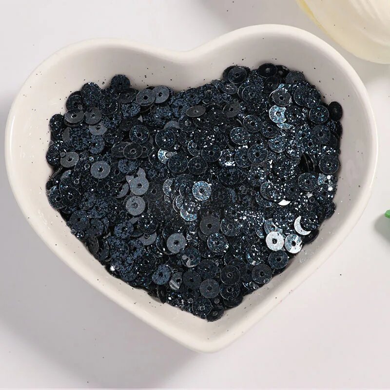 Блестки Flatcup ПВХ 4 мм 10 г Темно-синий, Navy Blue