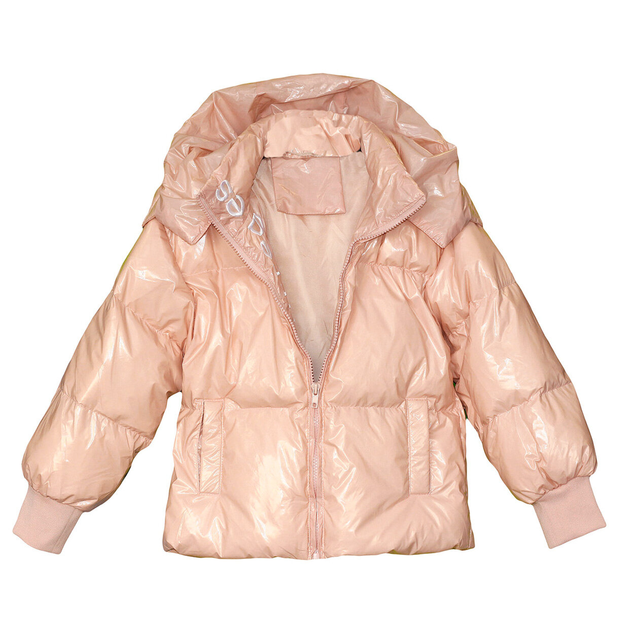 Куртка глянцевый нейлон, био-пух