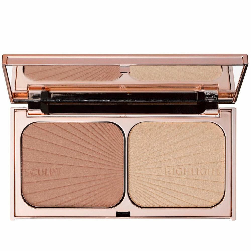 CHARLOTTE TILBURY Палетка для лица с бронзером и хайлайтером "Filmstar Bronze & Glow"