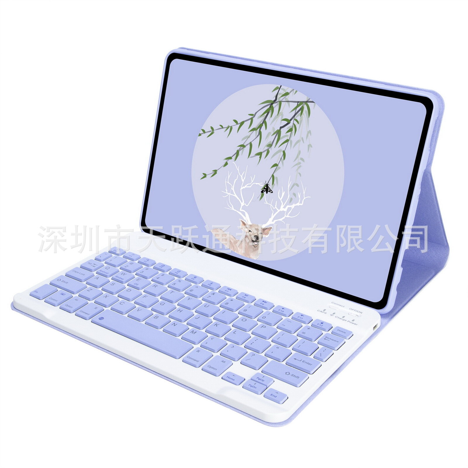 Чехол-клавиатура SM-T220, для Samsung Tab A7 Lite, лавандово-фиолетовый