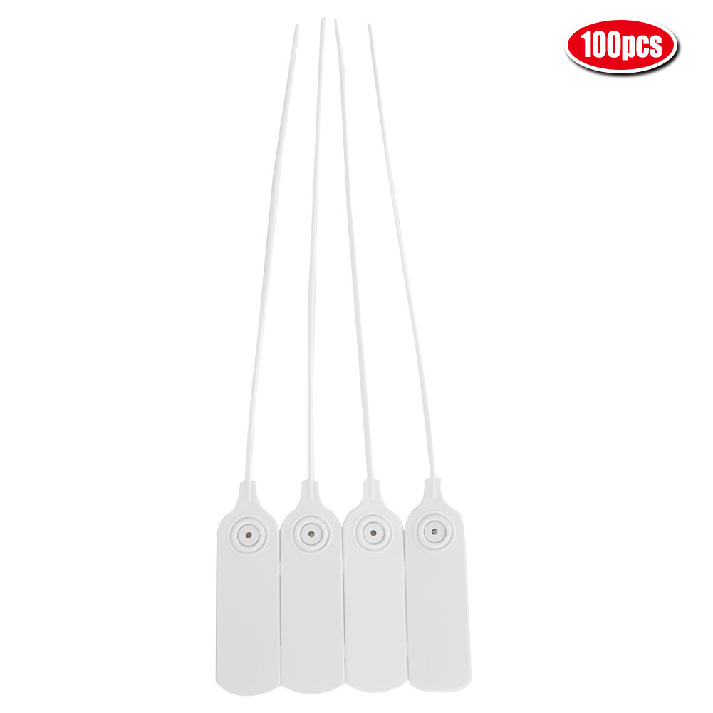 Белые пластиковые застежки-молнии 30 см, 100 шт, самоблокирующиеся завязки для чемодана, обуви, сумки, этикетки
