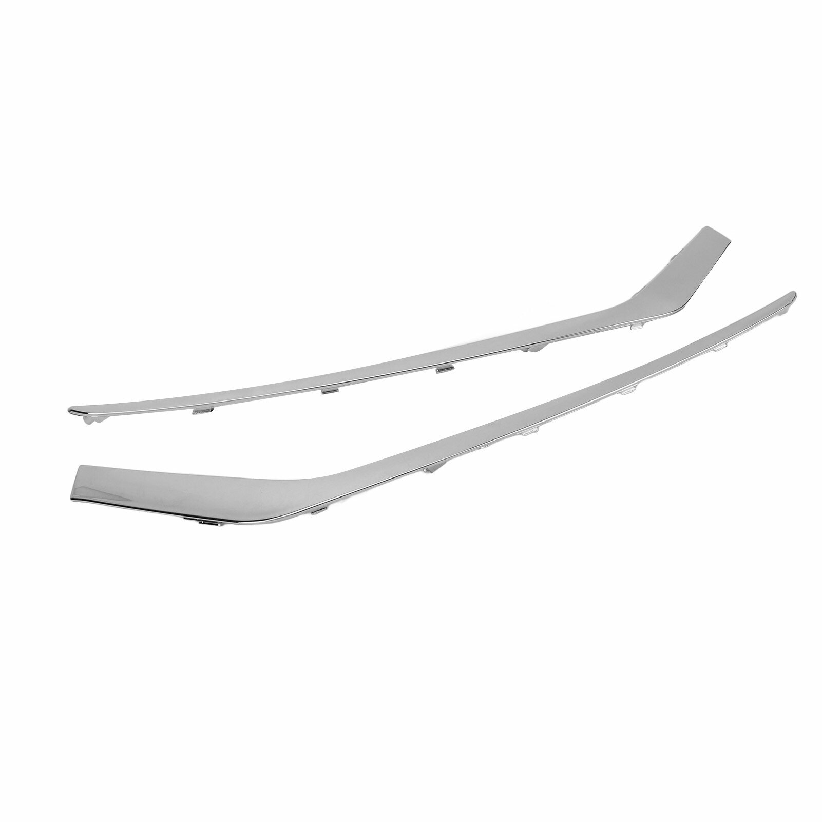 1 Пара Переднего Бампера, Нижняя Противотуманная Накладка, Молдинг 86551‑E6700, Левая Правая Хромированная Подножка для Sonata 2018 2019