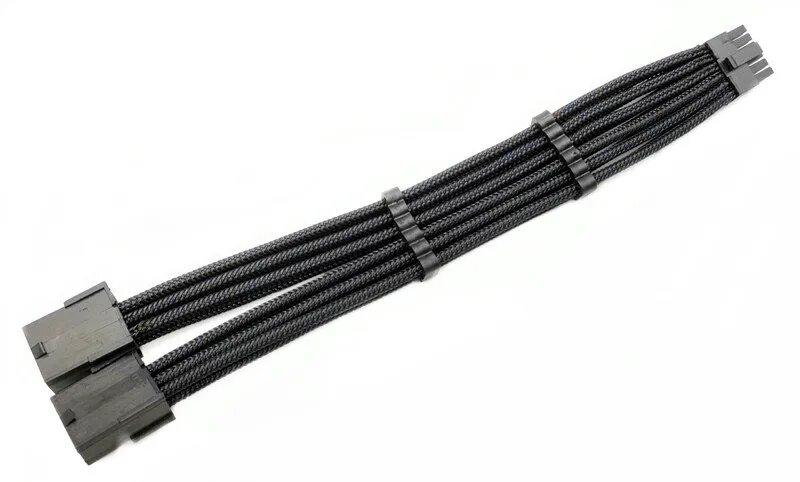 Кабель адаптер питания PCIe 8Pin на Mini 12Pin SZKSJ для RTX 3070 3080 3090 20cm, Black