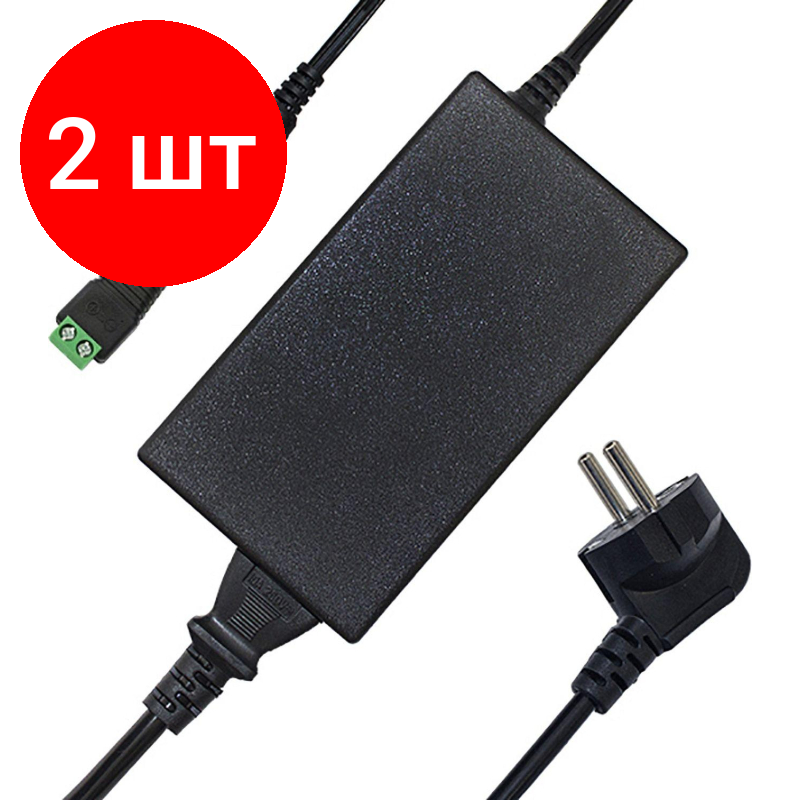 Комплект 2 штук, Блок питания Tantos TS-5A (12V, 5A)