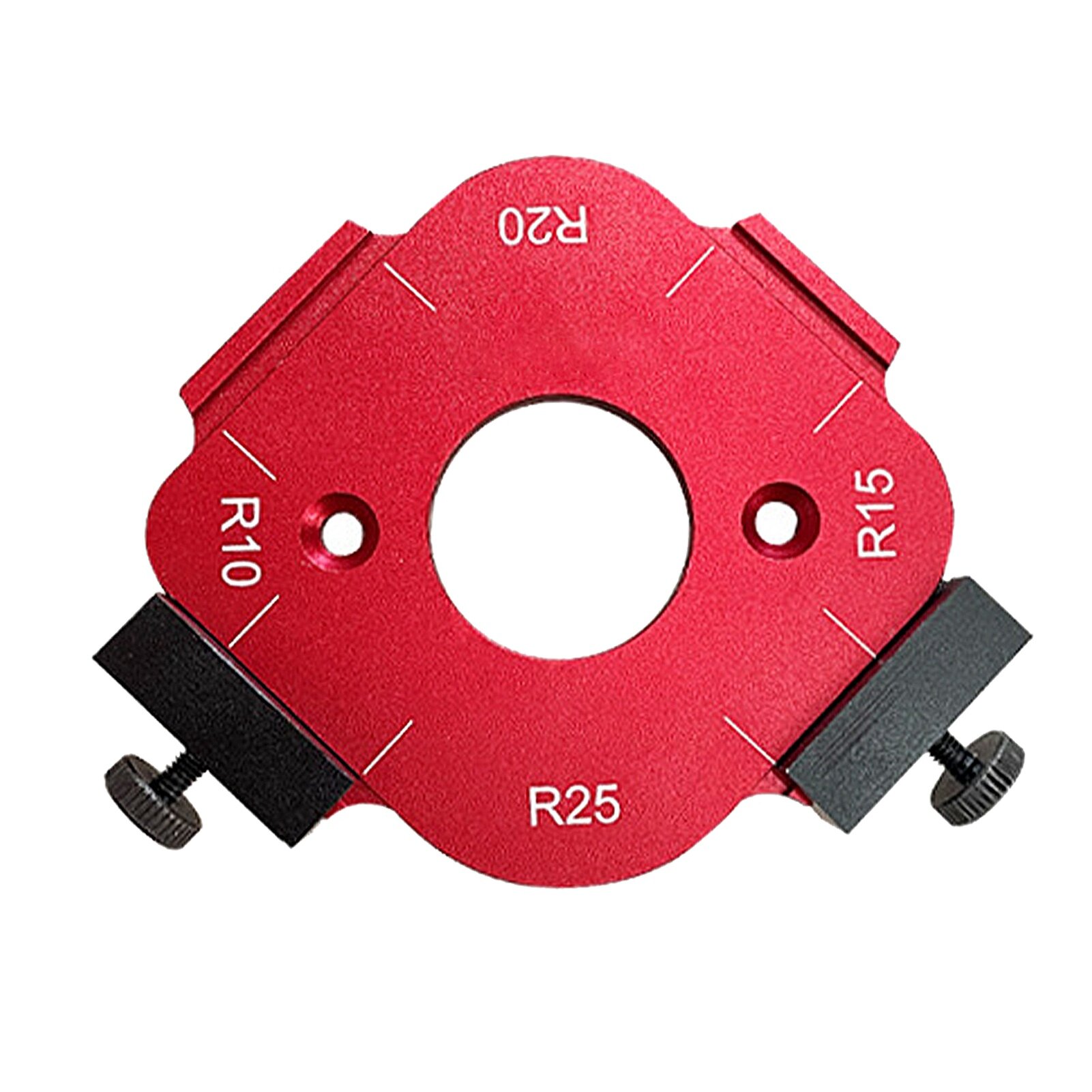 Шаблон для радиусов R10-R25, алюминиевый сплав, многофункциональный, для фрезера
