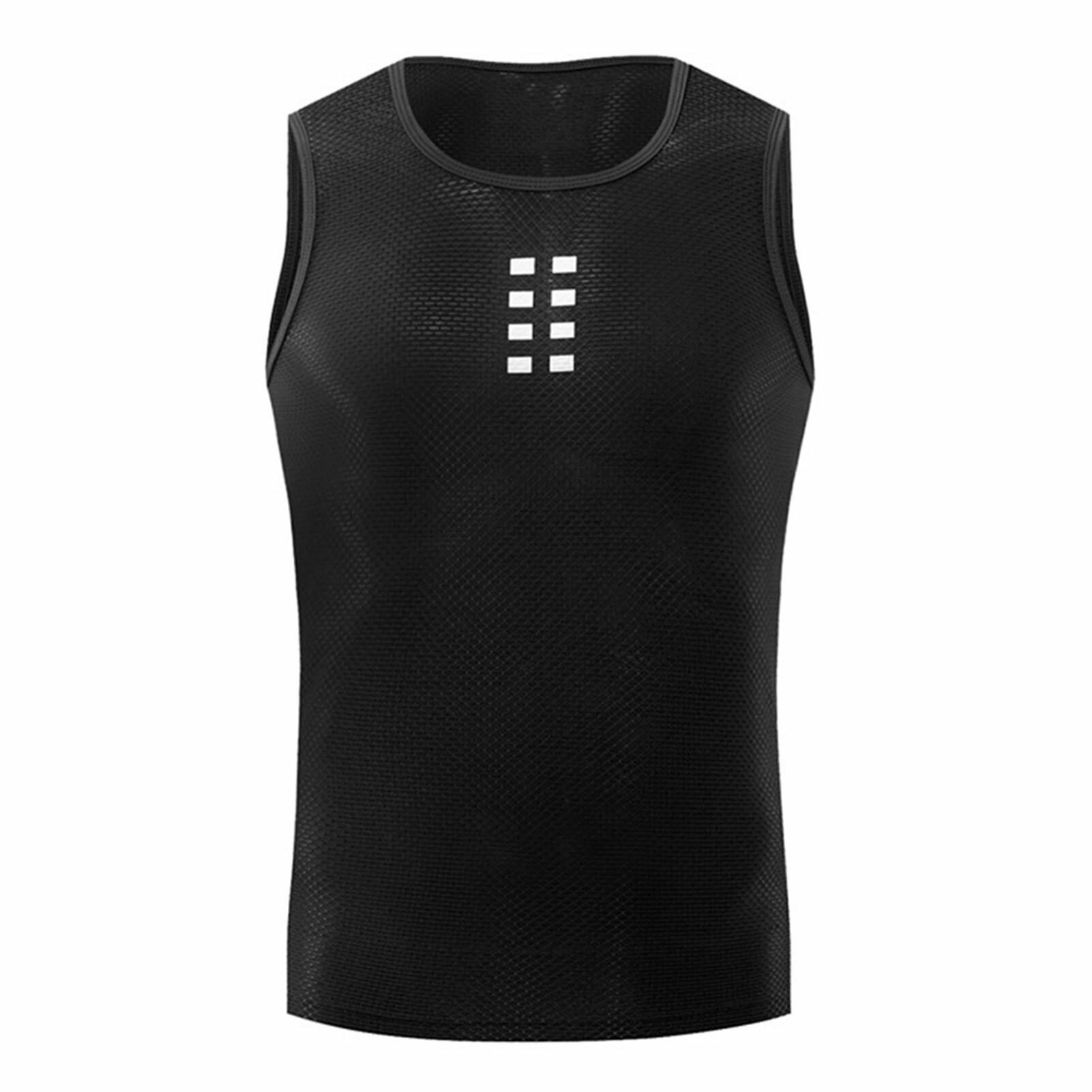 Мужская безрукавка для велоспорта, быстросохнущая веломайка, летний жилет для бега, эластичная дышащая спортивная одежда для бега, бега, велоспорта, спортзала, фитнеса