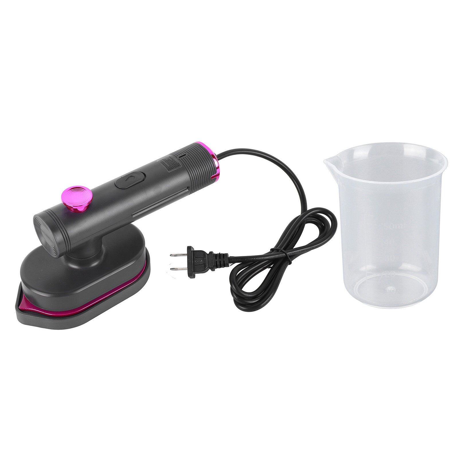 Портативный ручной паровой утюг с 2 режимами работы, быстрой глажкой небольших предметов одежды и поворотной ручкой.