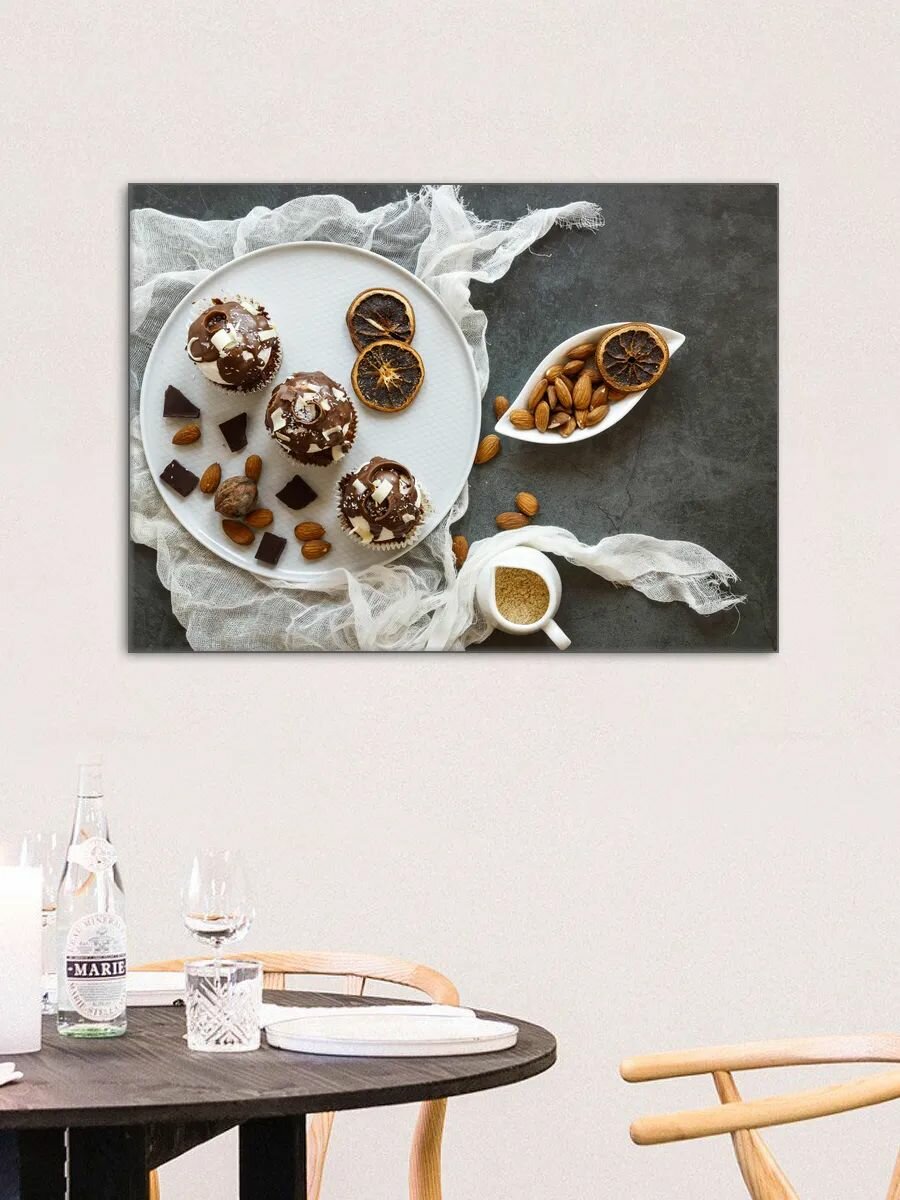 Картина на стену "Кексы", 70х50 см