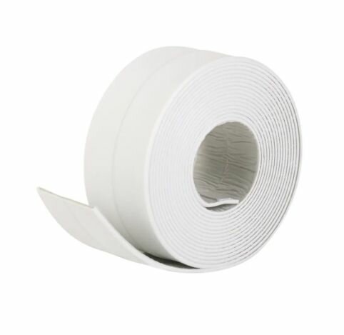 Бордюрная лента для ванной MONLID 38 мм 3.35 м цвет белый