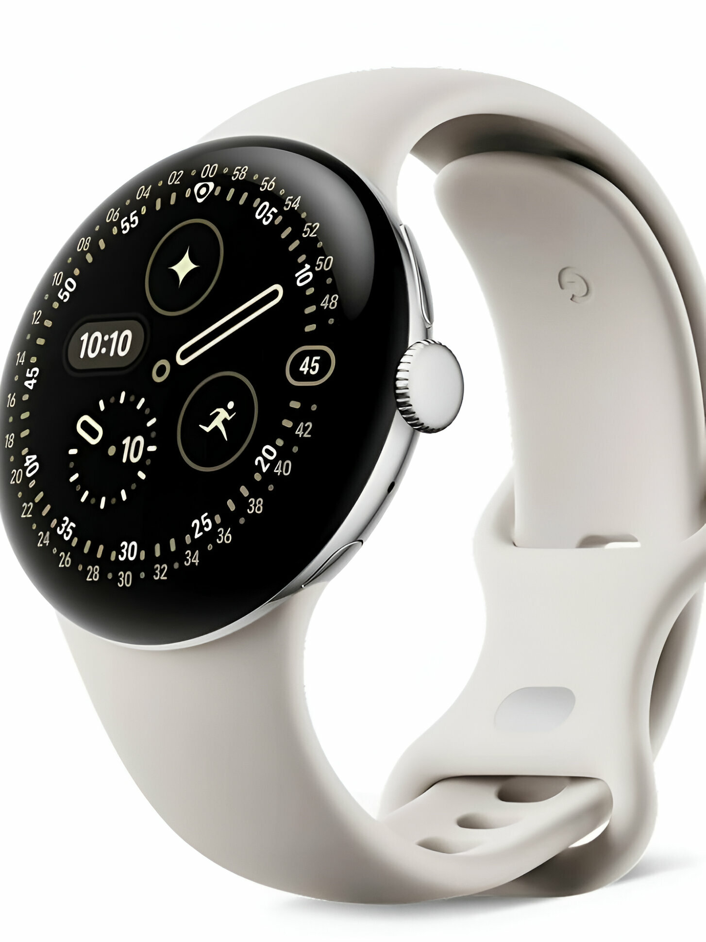 Умные часы Google Pixel Watch 4, Wi-Fi, 41 mm, цвет Polished Silver