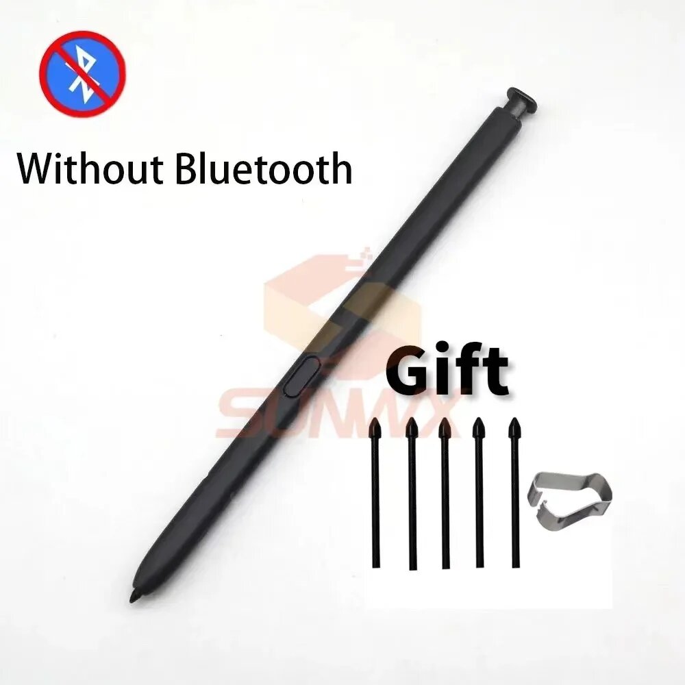 Для Samsung S24Ultra Active сенсорный экран S Pen рукописное письмо мобильный телефон емкостный стилус со сменным наконечником ручки без Bluetooth black