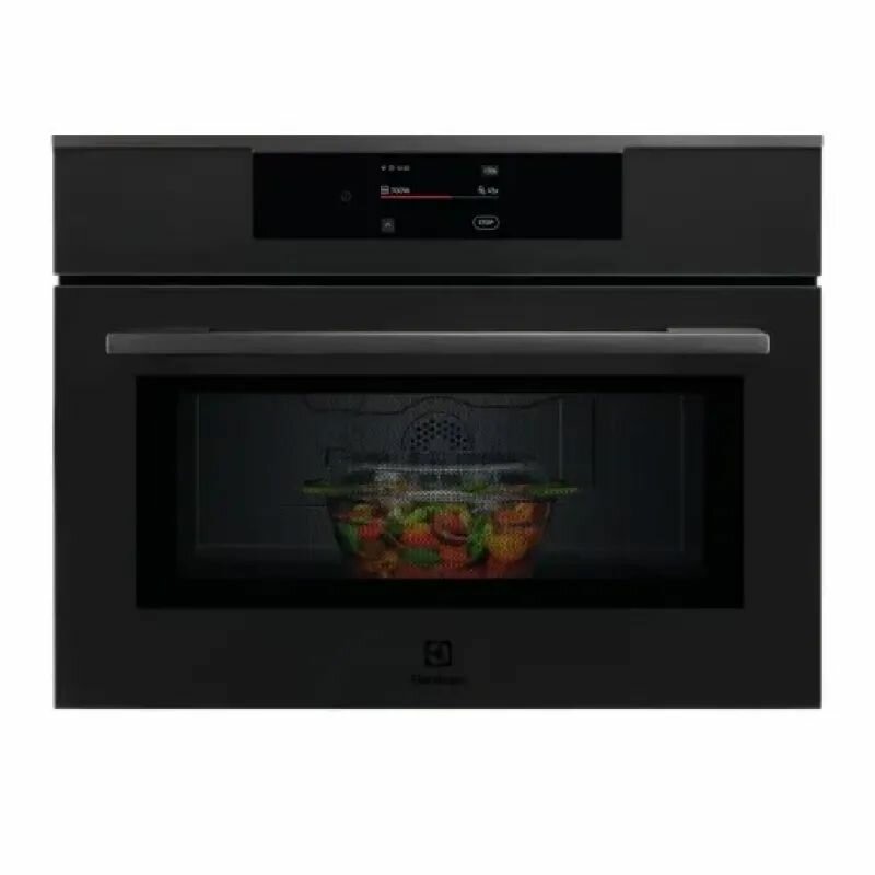 Встраиваемая микроволновая печь Electrolux KVM9E2XT СВЧ и гриль, объем 44л, выходная мощность 1000Вт, гриля 1200Вт, управление электронное