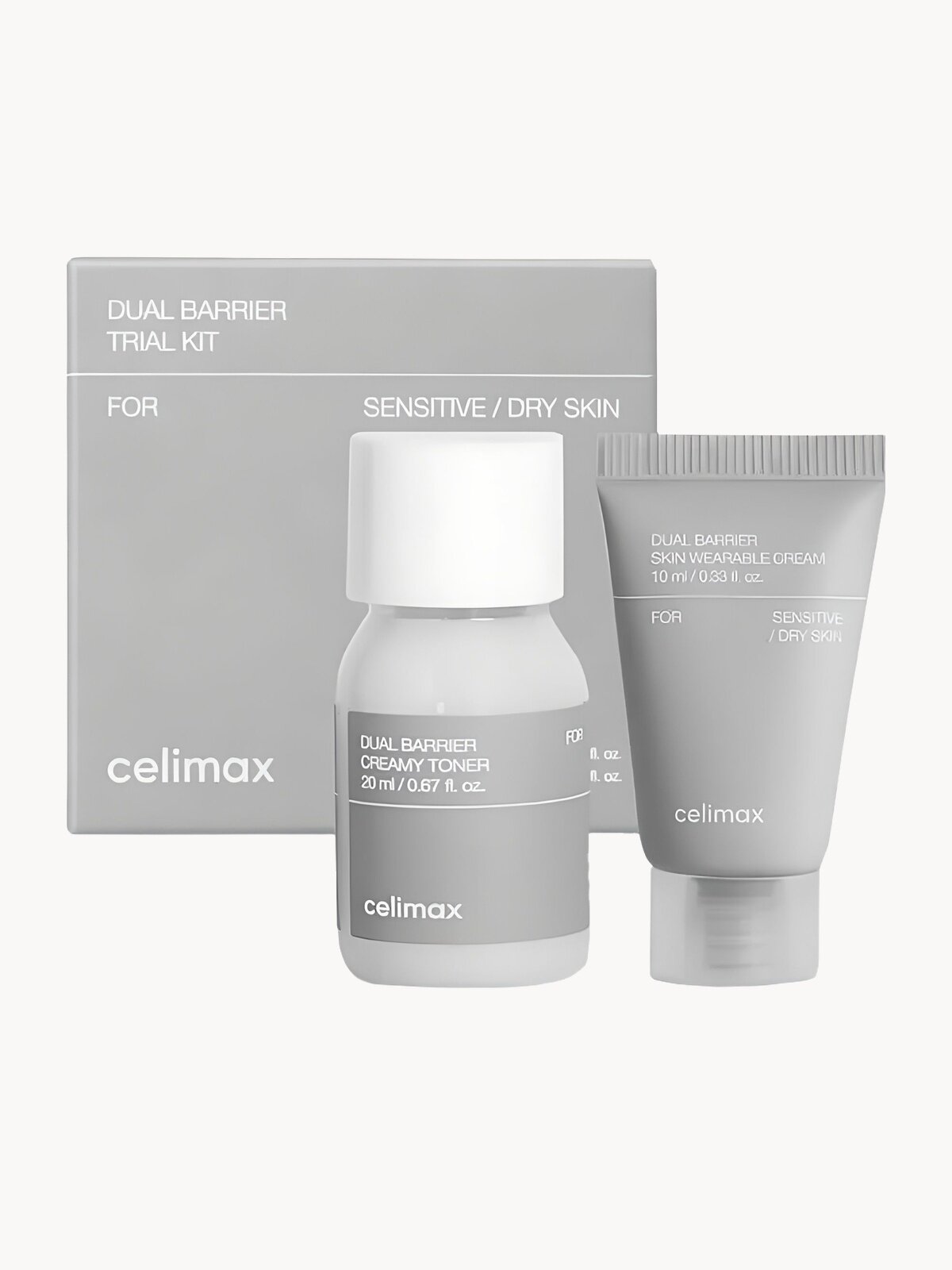 Набор миниатюр Celimax Dual Barrier Trial Kit для восстановления и увлажнения кожи 2шт