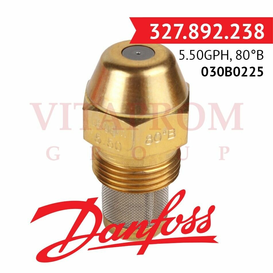 Форсунка Danfoss 5.50GPH, 80B, 030B0225 — фото 1