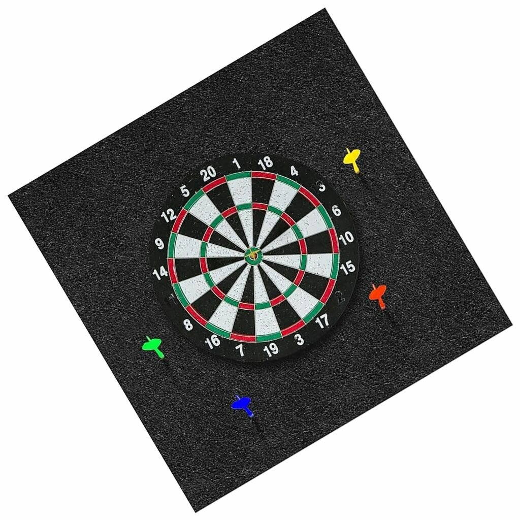 Войлочная защитная доска на обратной стороне доски для игры в дартс-600x600x12 мм