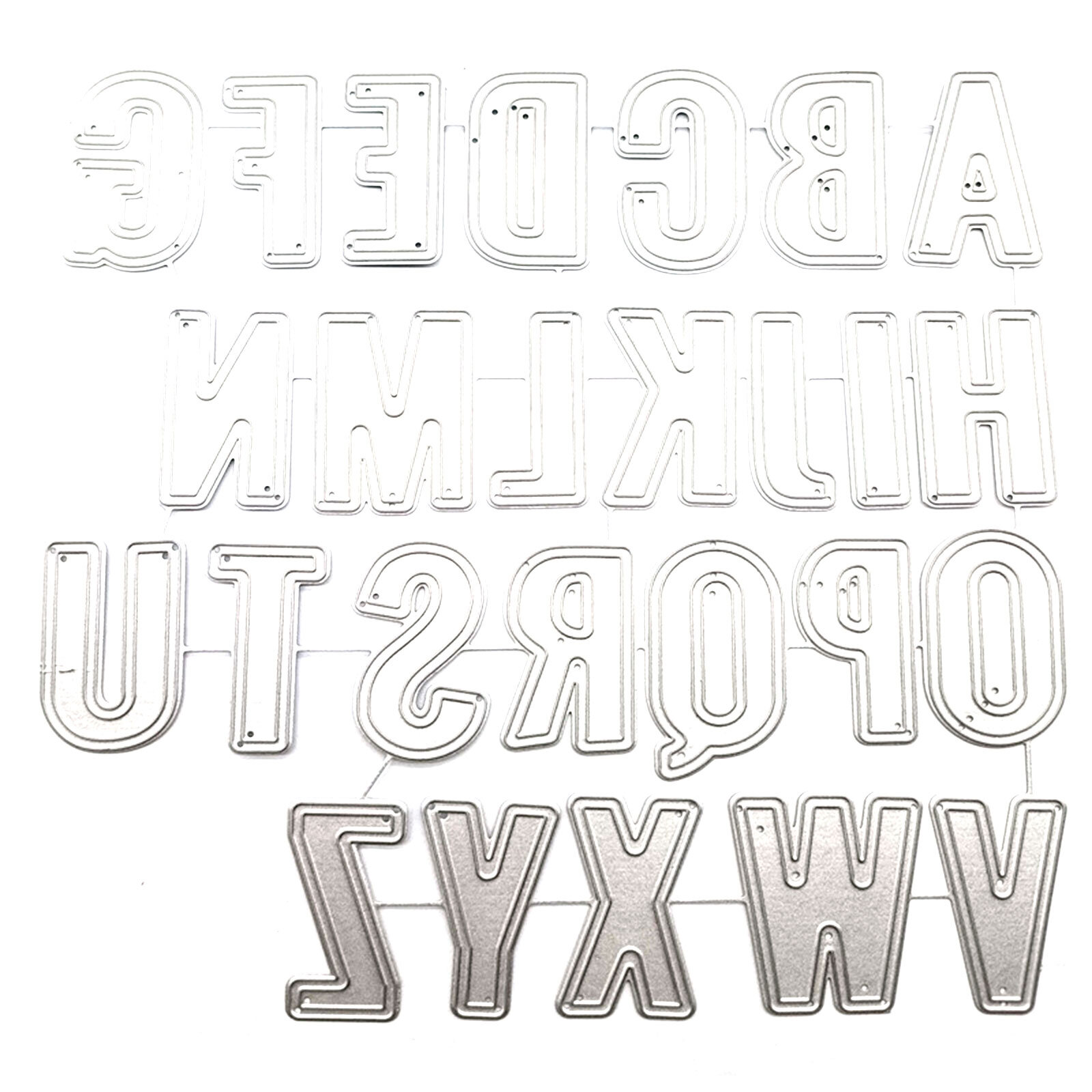 1 Комплект Штампов Для Резки Букв Металлические Штампы DIY Инструмент для Тиснения для Изготовления Пригласительной Открытки На День Рождения Скрапбукинг Художественные Ремесла